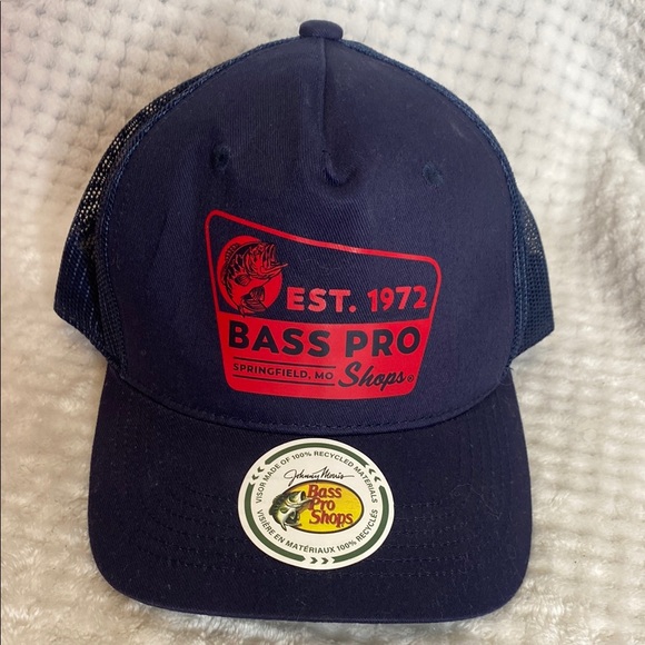 Bass Pro Shops | Accessories | Bass Pro Shops Dark Navy Blue Hat With ...